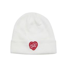 MisterTee Herren Beanie "MisterTee Not Your Babe Beanie"wei&szlig;, Kunstfaser, M&uuml;tzen