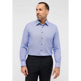 Eterna Herren Langarmhemd "MODERN FIT", blau, Gr. 48, 100% Baumwolle, Hemden, NON IRON (b&uuml;gelfrei)