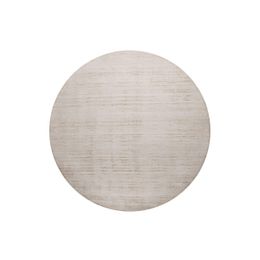 Teppich, B:80cm H:8mm L:300cmcreme beige, WECON HOME BASICS, Polyester, Wohnzimmer, Teppiche, "Emma", Kurzflorteppich, handgewebt, einfarbig, modern,