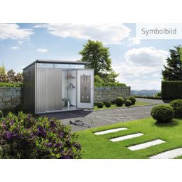Ger&auml;tehaus BioHort "AvantGarde ECO Gr. A7", quarzgrau, metallic, Stahl, Ger&auml;teh&auml;user, verschiedene Farben mit Doppelt&uuml;r
