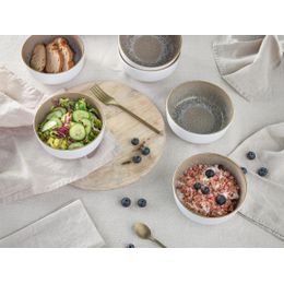 OTTO HOME M&uuml;slischale "modernes Sch&uuml;ssel-Set Novalee, Geschirr-Set, Bowl", &Oslash; 15cm, wei&szlig;, Sch&uuml;sseln, hohe Haltbarkeit, sp&uuml;lmaschinen- &