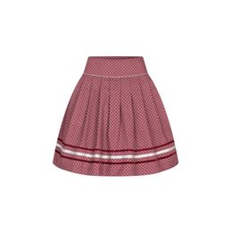 N&uuml;bler N&Uuml;BLER Damen Dirndl "Trachtenrock Gloria", rot, Gr. 38, Obermaterial: 100% Baumwolle CO., Kleider