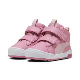Puma Damen Sneaker "MULTIFLEX 2 MID SL V INF", Gr. 21poised pink, mauve mist, Synthetik, Schuhe, mit Klettverschluss, robustes Obermaterial aus