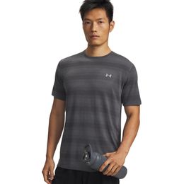 Under Armour Herren Laufshirt "UA VELOCITI SS"castlerock,, reflective, Gr. XL, Obermaterial: 100% Polyester, Shirts, f&uuml;r sportliche Aktivit&auml;ten,