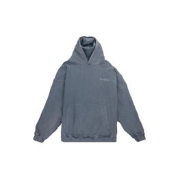 DROPSIZE Herren Kapuzenpullover "Dropsize BUTTERFLY FIT HOODIE"washed grau, Gr. S, 70% Baumwolle, 30% Polyester, Pullover