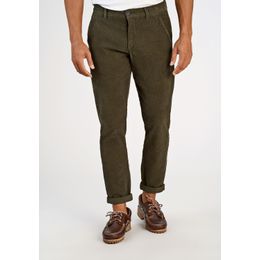 LINDBERGH Herren Cordhose "Cordhose Regular Fit", gr&uuml;n, Gr. XS, unifarben, Obermaterial: 98% Baumwolle, 2% Elasthan, Hosen
