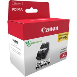 Canon Tintenpatrone "PGI-550XL (Doppelpack)", schwarz, Tintenpatronen