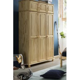 M&ouml;bilia Aufsatzschrank M&Ouml;BILIA, B:119cm H:52cm T:52cm, beige, Massivholz, Schr&auml;nke, gefertigt aus massivem Kiefernholz