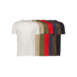 LINDBERGH Herren T-Shirt "T-Shirt Relaxed Fit", bunt, Gr. M, unifarben, Obermaterial: 100% Baumwolle, Shirts
