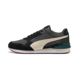 Puma Damen Sneaker "ST RUNNER V4 SD", Gr. 37dusky gray, alpine snow, Puma schwarz, Leder, Schuhe, mit Retro-Style, aus Leder, mit SOFTFOAM+