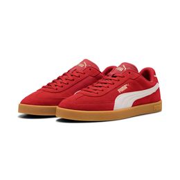 Puma Damen Sneaker "CLUB II ERA SUEDE", Gr. 37, wei&szlig;, Leder, Schuhe, mit sportlichem Design, mit Schn&uuml;rverschluss, mit Gummilaufsohle
