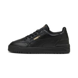 Puma Damen Sneaker "SHUFFLE DOWNTOWN", Gr. 40, schwarz, Synthetik, Schuhe, leicht profilierte Gummilaufsohle, Schn&uuml;rverschluss
