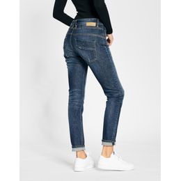 Gang Damen Relax-fit-Jeans "94GERDA", blau, Gr. 31, Denim/Jeans, Obermaterial: 90% Baumwolle, 8% Polyester, 2% Elasthan, Jeans, mit besonderer