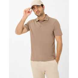 Brax Herren Polo Style PEPE chocolate, braun, Gr. L