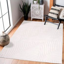 Teppich Carpet City, B:160cm H:12mm L:230cm, wei&szlig;, Polypropylen, Wohnzimmer, Teppiche, "Frise&eacute;-Teppich FANCY 648", L&auml;ufer, Kurzflor, 3D-Optik,