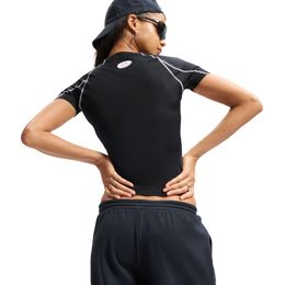 Under Armour Damen Trainingsshirt "HEATGEAR ELITE"ultimate schwarz,, reflective, Gr. XS, Obermaterial: 81% Polyester, 19% Elastomultiester, Shirts,