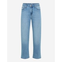 Brax Damen Five-Pocket-Hose Style MADISON S USED BLEACHED BLUE, denim hellblau, Gr. 34