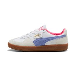 Puma Damen Sneaker "PALERMO LTH", Gr. 38,5, blau, Leder, mehrfarbig, Schuhe