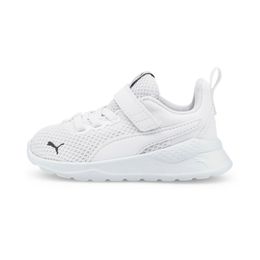 Puma Kinder Sneaker "ANZARUN LITE AC INF", Gr. 24, wei&szlig;, Textil, unifarben, Schuhe, mit Klettverschluss, mit CMEVA-D&auml;mpfung, aus Textil