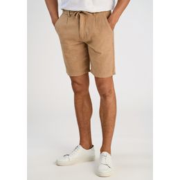 LINDBERGH Herren Shorts "Leinenshorts Relaxed Fit", beige, Gr. S, Obermaterial: 55% Baumwolle, 45% Leinen, Hosen