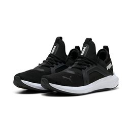 Puma Damen Laufschuh "SOFTRIDE ENZO 5", Gr. 44, schwarz-wei&szlig;, Textil, Schuhe, mit Schn&uuml;rung, Gummilaufsohle mit leichtem Profil, aus Textil
