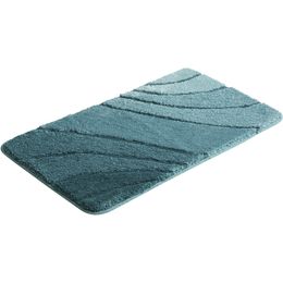Badematte OTTO HOME, H:20mm, blau, Polyester, Badematten, "Josie, Badvorleger, Badezimmer Teppich", Badteppich, Badematten, rechteckig, rund & als