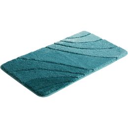 Badematte OTTO HOME, H:20mm, blau, Polyester, Badematten, "Josie, Badvorleger, Badezimmer Teppich", Badteppich, Badematten, rechteckig, rund & als