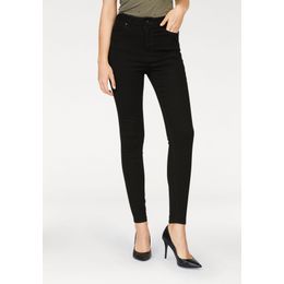 V&eacute;ro Moda VERO MODA Damen High-waist-Jeans "VMSOPHIA", schwarz, Gr. L, unifarben, Denim/Jeans, Obermaterial: 67% Baumwolle, 31% Polyester, 2% Elasthan, Jeans