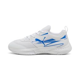 Puma M&auml;dchen Hallenschuh "VARION II JR", Gr. 34, blau, Synthetik, Schuhe, mit rutschhemmender, non marking Gummilaufsohle