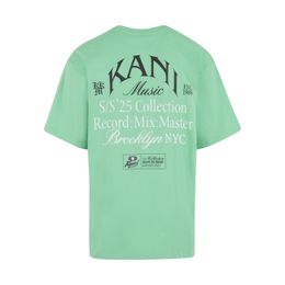 Karl Kani Herren T-Shirt "Karl Kani Kani Music Print T-Shirt", gr&uuml;n, Gr. XS, bedruckt, 100% Baumwolle, Shirts