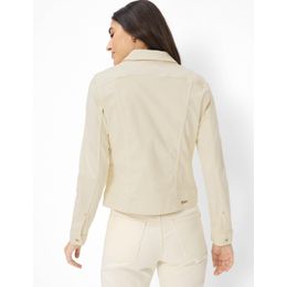 Brax Damen Jeansjacke "Style MIAMI"hellbeige, Gr. 46, Denim/Jeans, 91% Baumwolle, 7% Elastomultiester, 2% Elasthan, Jacken