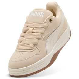 Puma Damen Sneaker "PARK LUNA SD", Gr. 39, wei&szlig;, Leder, unifarben, Schuhe, aus Leder, mit Schn&uuml;rverschluss, mit Innenmaterial aus Textil