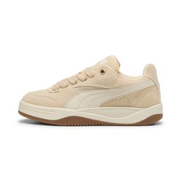 Puma Damen Sneaker "PARK LUNA SD", Gr. 42, wei&szlig;, Leder, unifarben, Schuhe, aus Leder, mit Schn&uuml;rverschluss, mit Innenmaterial aus Textil