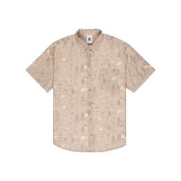 Element Herren Kurzarmhemd "Regular Classic Printed"camp, Gr. L, Obermaterial: 100% Walkfrottier;, Hemden