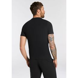 Puma Herren T-Shirt "ESS LOGO LAB HOG TEE", schwarz, Gr. XL, unifarben, Jersey, Obermaterial: 100% Baumwolle, Shirts, Regular Fit, Kurzarm, f&uuml;r
