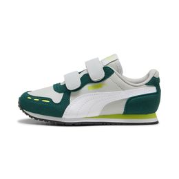 Puma Kinder Sneaker "CABANA RACER SL 20 V PS", Gr. 30cool light gray, Puma wei&szlig;, schwarz myrtle, lime smash, Synthetik, unifarben, Schuhe, f&uuml;r