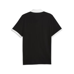 Puma Herren Poloshirt "FERRARI PIQUET POLO"Puma schwarz, Gr. L, unifarben, Piqu&eacute;, Obermaterial: 52% Baumwolle, 48% Polyester, Shirts, Regular Fit,