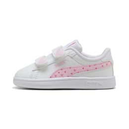 Puma M&auml;dchen Sneaker "SMASH 3.0 HEARTY V INF", Gr. 21Puma wei&szlig;, pearl pink, Synthetik, unifarben, Schuhe, f&uuml;r vielseitige Aktivit&auml;ten, mit SOFTFOAM+
