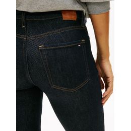 Tommy Hilfiger Damen Slim-fit-Jeans "DNM SLIM RW"pure, Gr. 27, Abriebeffekte, Denim/Jeans, Obermaterial: 61% Baumwolle, 35% Lyocell, 3% Polyester, 1%
