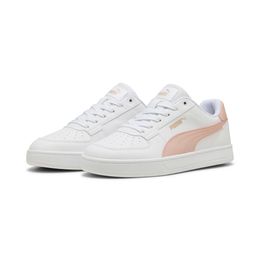 Puma Damen Sneaker "CAVEN 2.0", Gr. 42,5, wei&szlig;, Synthetik, mehrfarbig, Schuhe, mit Schn&uuml;rung, mit Gummilaufsohle, niedrige Schuhh&ouml;he