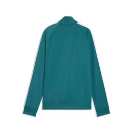 Puma Damen Trainingsjacke "T7 FOUNDATION POLY TRACK JACKET"emerald ice, Gr. S, unifarben, Trikot, Obermaterial: 100% Polyester, Jacken, mit