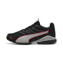 Puma Herren Sneaker "ELECTRO", Gr. 44,5Puma schwarz, gray echo, for all time rot, Synthetik, Schuhe, f&uuml;r sportliche Aktivit&auml;ten und Streetwear, mit