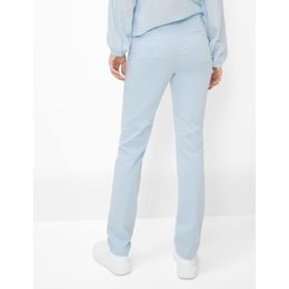 Brax Damen 5-Pocket-Hose "Style MARY", blau, Gr. 48, Web, 78% Baumwolle, 19% Lyocell, 3% Elasthan, Hosen