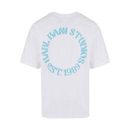 Karl Kani Herren T-Shirt "Karl Kani Kani Studios Print T-Shirt"wei&szlig;, Gr. M, bedruckt, 100% Baumwolle, Shirts