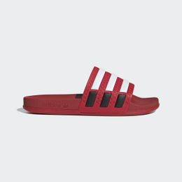 Damen Badesandale "ADILETTE OG CF BADESCHLAPPEN", adidas originals, Gr. 39, rot, Synthetik, Schuhe, Badelatschen