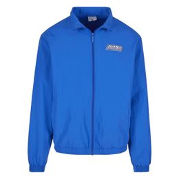 Trainingsjacke Karl Kani "Karl Kani Sport Patch Essential Trackjacket", Herren, Gr. XL, blau, 100% Polyamid, mehrfarbig, normal, amerikanischer Ausschnitt, Jacken Trainingsjacke