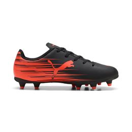 Puma M&auml;dchen Fu&szlig;ballschuh "ATTACANTO II FGAG JR", Gr. 33Puma schwarz, glowing rot, Synthetik, bedruckt, Schuhe, mit Nockenprofil f&uuml;r Rasen- und