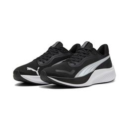 Puma Damen Laufschuh "POUNCE LITE", Gr. 44,5, schwarz-wei&szlig;, Textil, Schuhe, mit PROTREAD Gummilaufsohle, mit SOFTFOAM+ D&auml;mpfungstechnologie