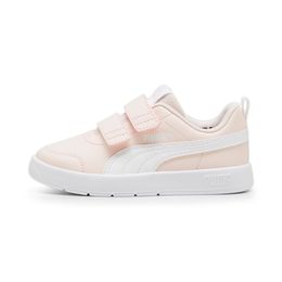 Puma M&auml;dchen Sneaker "COURTFLEX V3 V PS", Gr. 32, rosa, Synthetik, Schuhe, f&uuml;r vielseitige Aktivit&auml;ten, mit Textil-Innenfutter