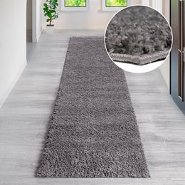 Hochflor-Teppich OTTO HOME, B:67cm H:30mm L:230cm, grau, Kunstfaser, Teppiche, "Viva Shaggy, in Standard- und Premium-Qualit&auml;t, 30 mm oder 45 mm